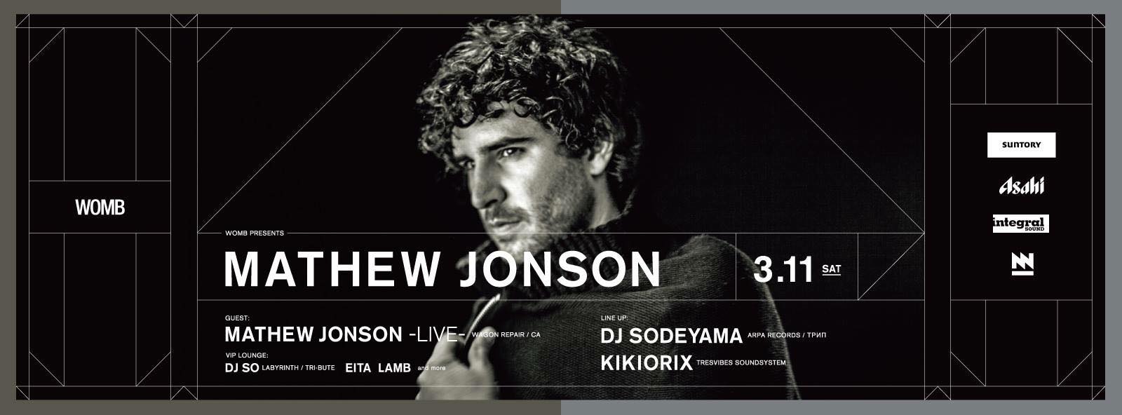 WOMB presents Mathew Jonson - Ryuya Amao Photography